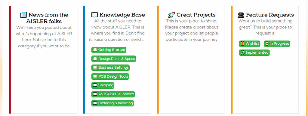 Welcome to our AISLER Creative Community - 📣 Announcements - AISLER ...