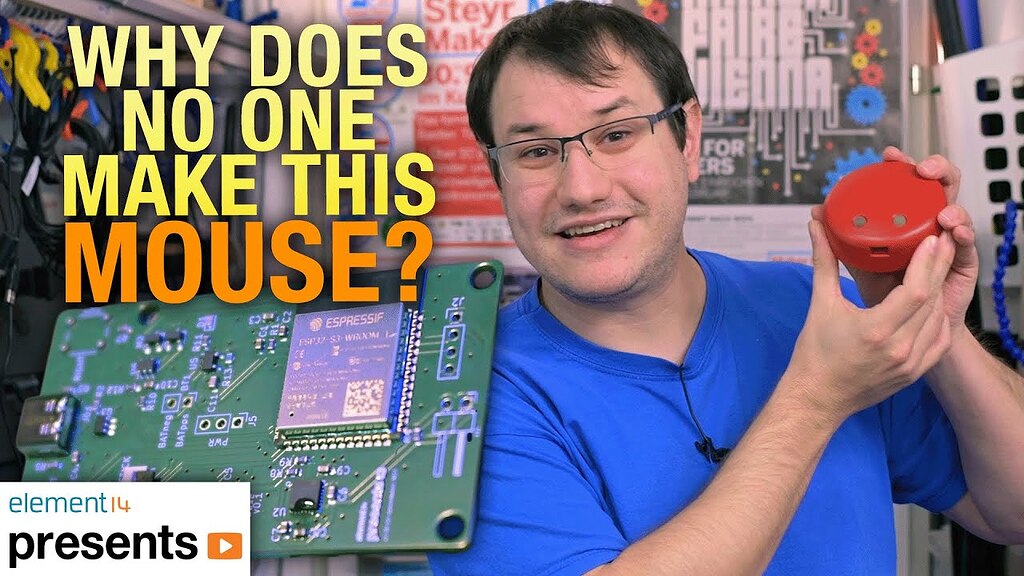 YouTube: Creating an IMU-based 3D Mouse with an ESP32-S3 - 🎉 Media ...